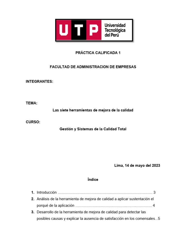 Gestion De Calidad Pdf