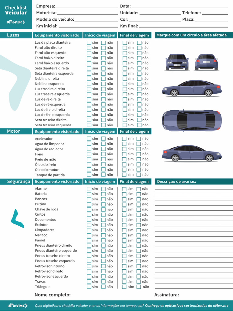 Checklist Carro | PDF