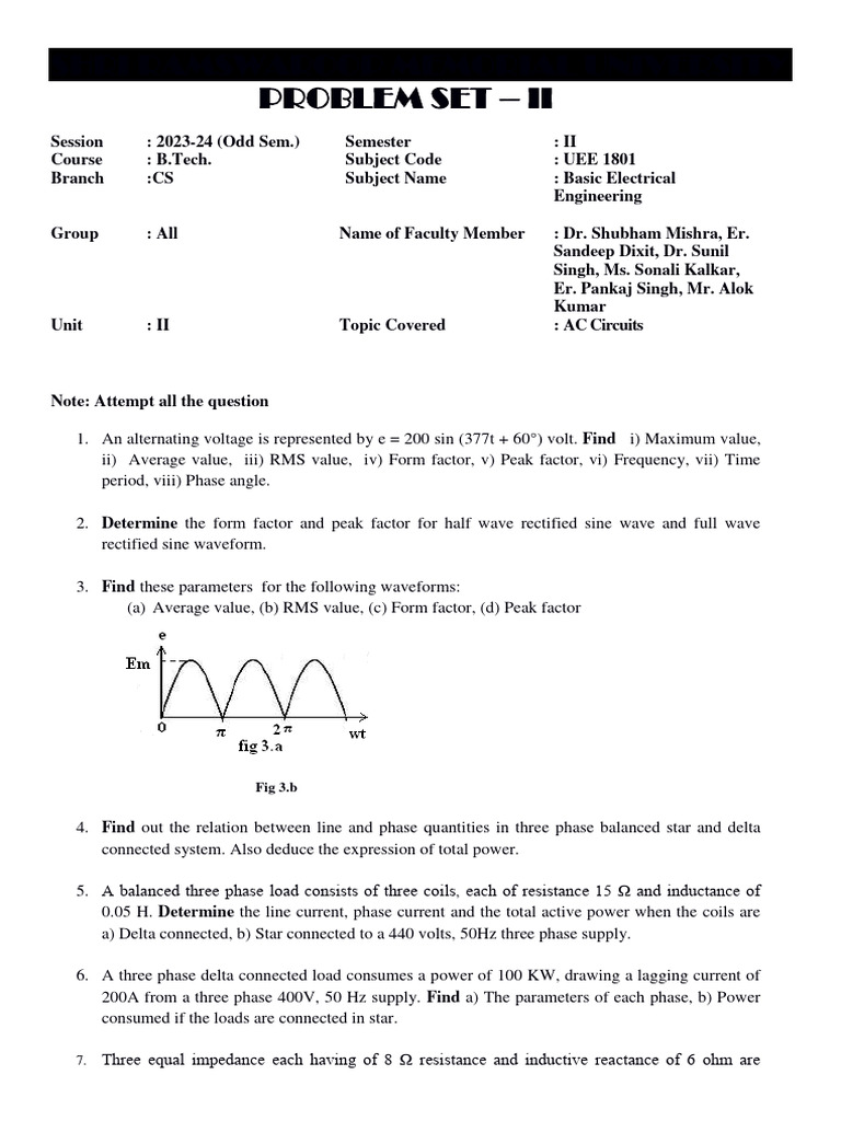 BEE_1701_PS2 | PDF | Computer Engineering | Power (Physics)
