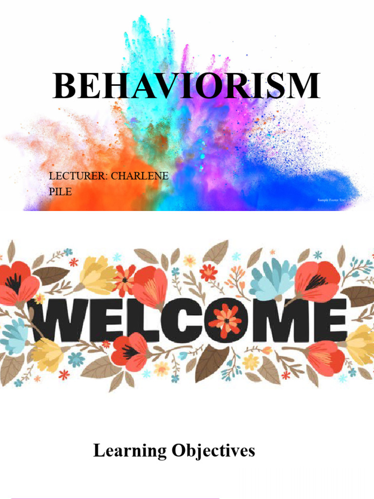 Behaviorism | PDF | Classical Conditioning | Learning Behaviorism | PDF | Classical Conditioning | Learning
