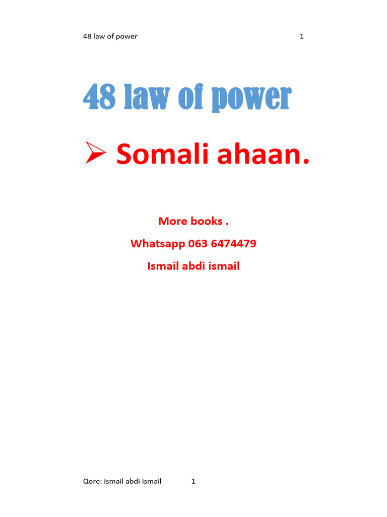 48 law of power (2) | PDF