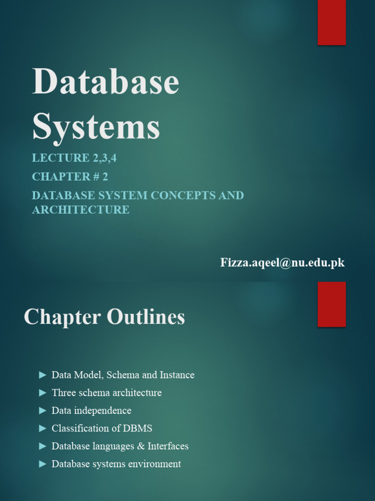 Week # 02 | PDF | Databases | Data Model