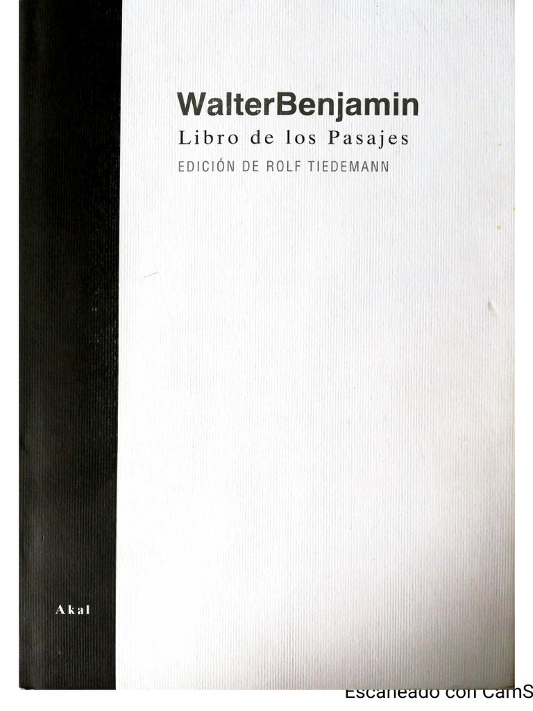 El Flâneur - Walter BENJAMIN | PDF