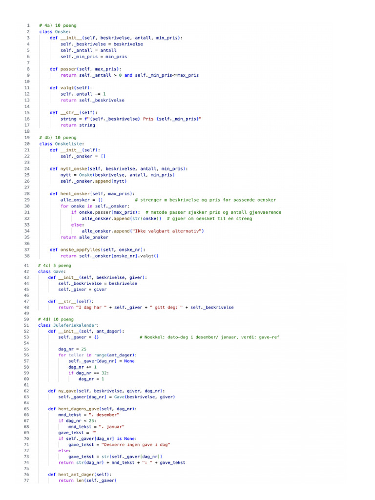 IN1000 2022-Julegavekalender | PDF
