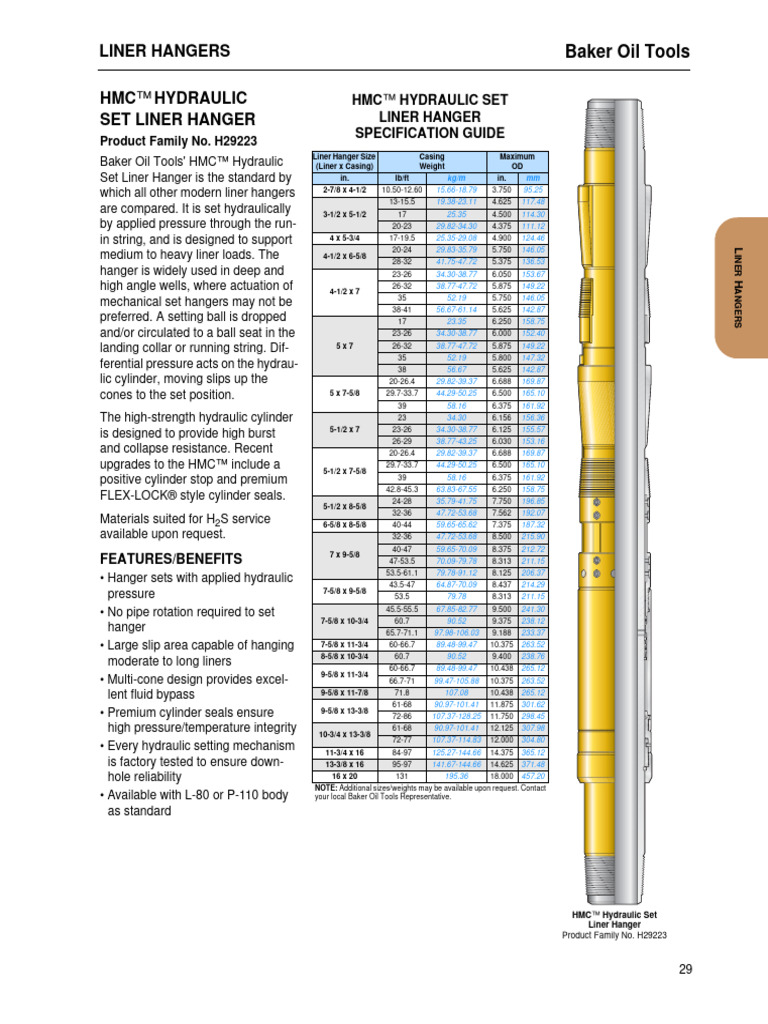 Liner Hangers Section03 LinerHangers | PDF | Bearing (Mechanical ...