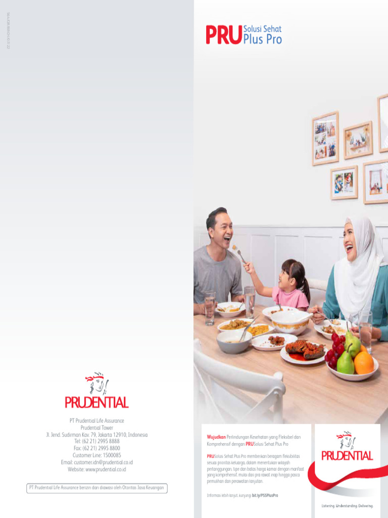 Brochure PRUSolusi Sehat Plus Pro 220902 | PDF