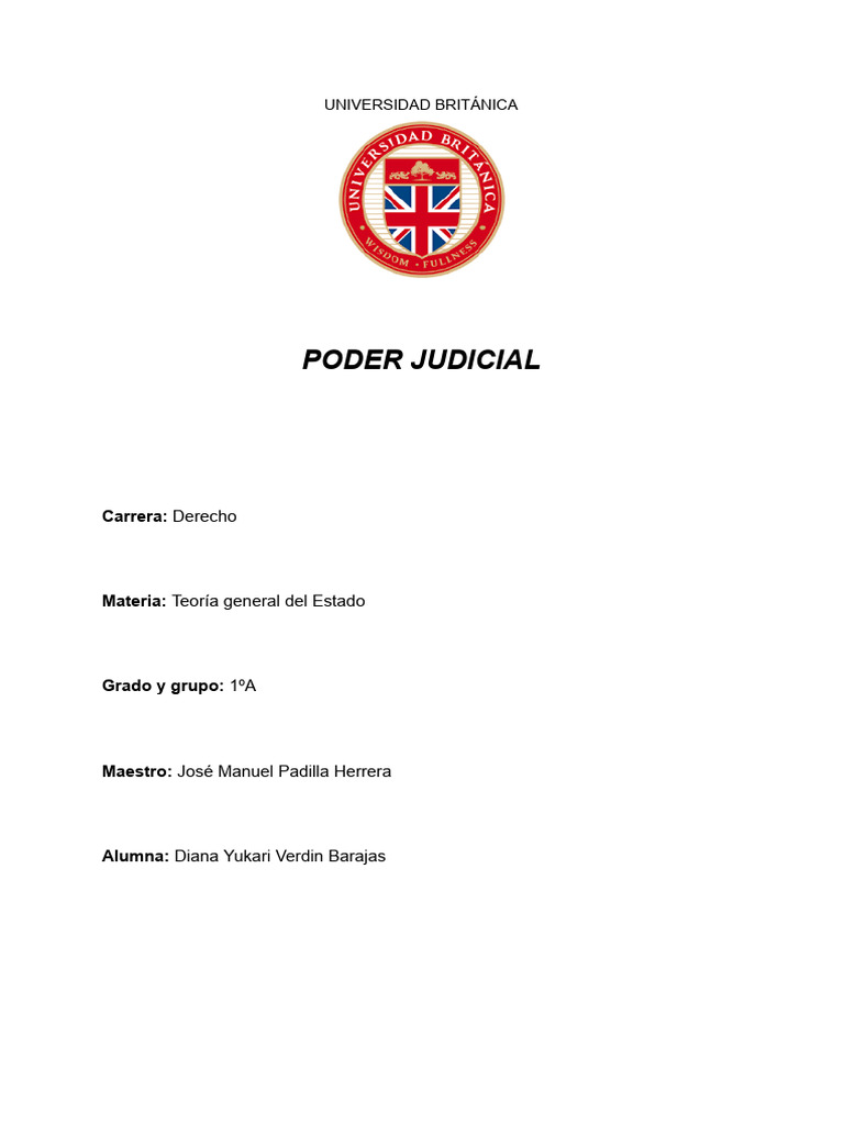 Estructura del Poder Judicial Mexicano | PDF | Política | Ciencias sociales