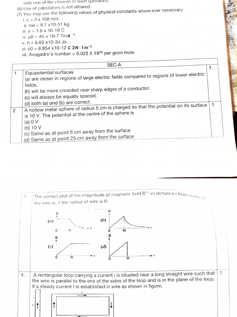 QP - PreBoard - 1- Physics | PDF | P–N Junction | Photoelectric Effect