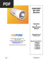 Ionpure: LX Cedi Modules | PDF | Electrical Connector | Pump