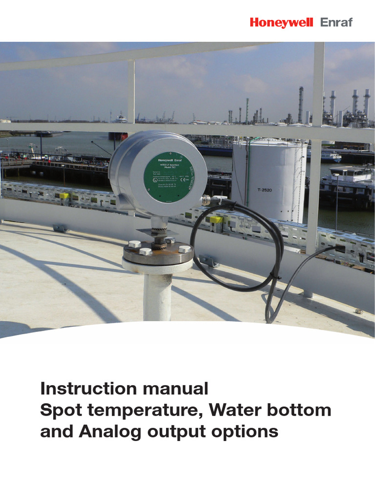 PMT Hps Honeywell Enraf Spot Temperature and Water Bottom Instruction ...