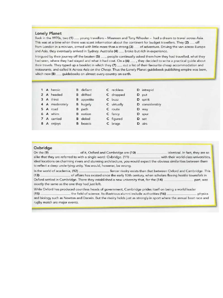 C2 Reading & Use of English Practice | PDF