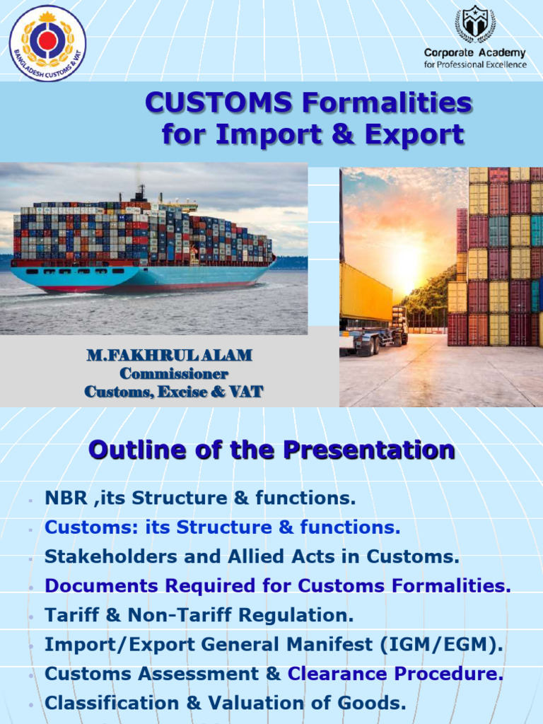 Customs Assessment & Clearance Procedure.1 | PDF | Customs | Ad Valorem Tax