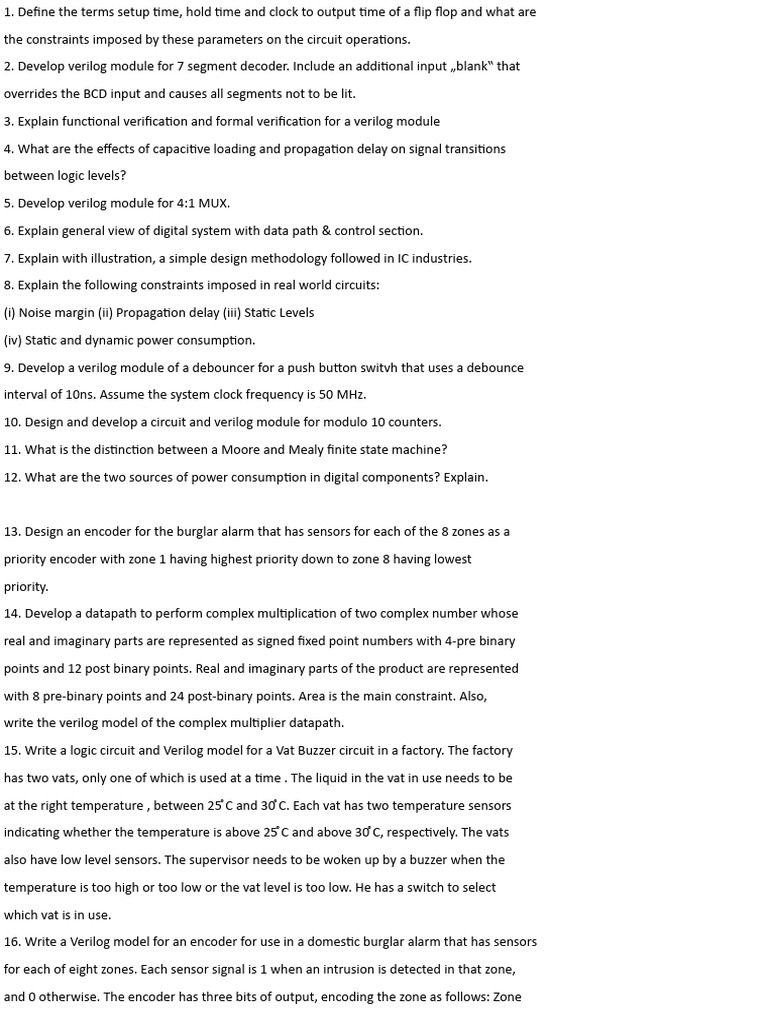 1 Verilog | PDF | Digital Electronics | Electronic Circuits 1 Verilog | PDF | Digital Electronics | Electronic Circuits
