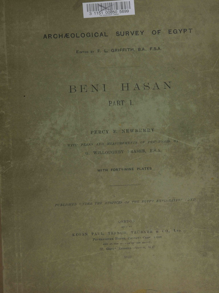 Beni Hasan Part 1 | PDF
