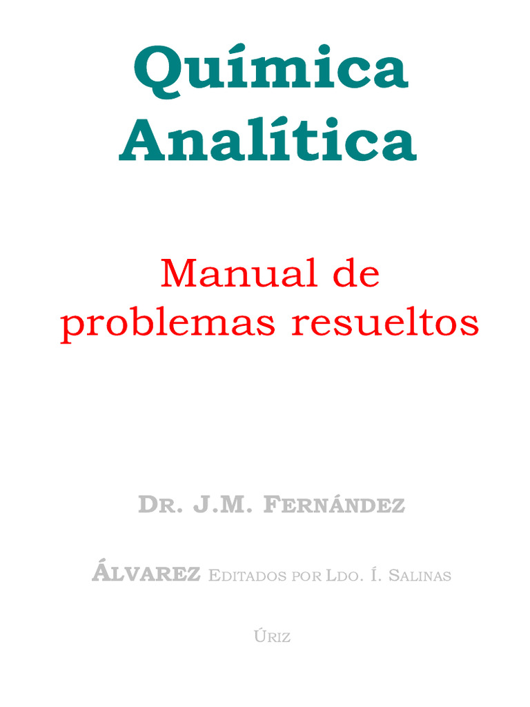 (C) 2002 DR JM Fernandez Maneres | PDF | Concentración | Valoración