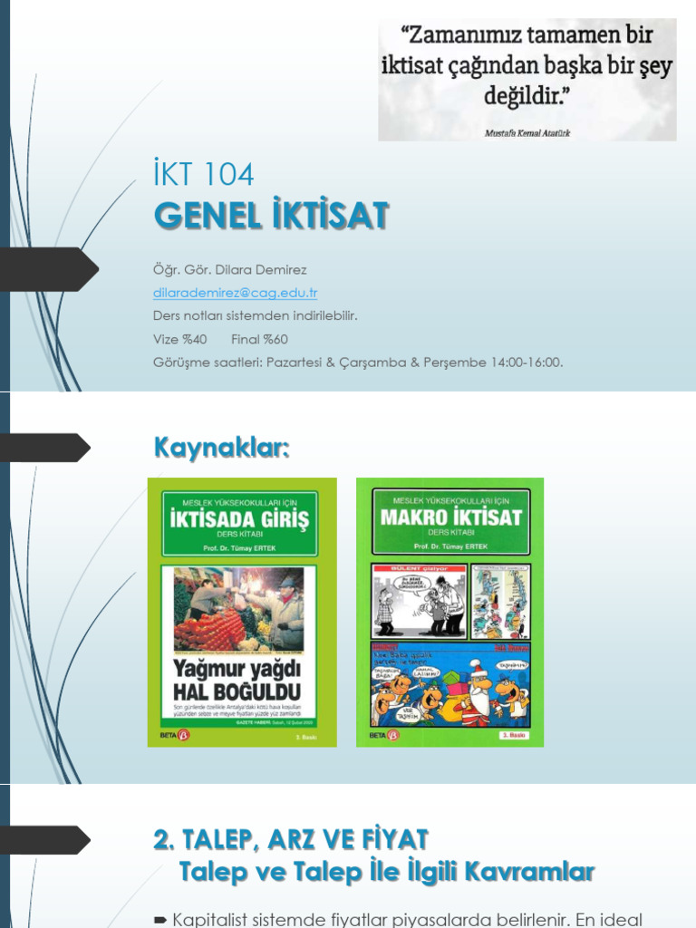 2 Talep Arz Ve Fiyat eNXf | PDF