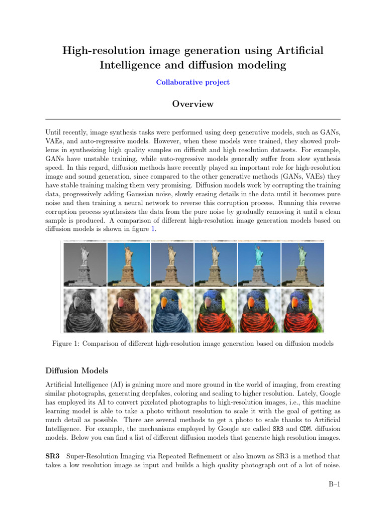 6 High Resolution Diffusive Model Pdf