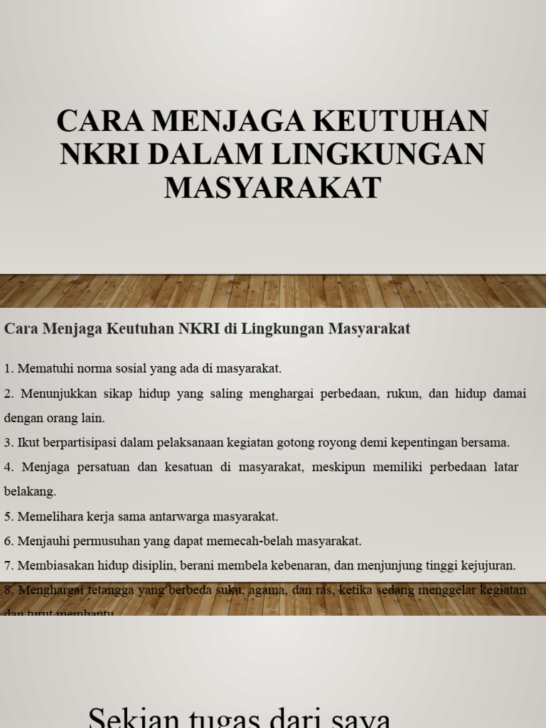 Upaya Menjaga Keutuhan NKRI Masyarakat | PDF