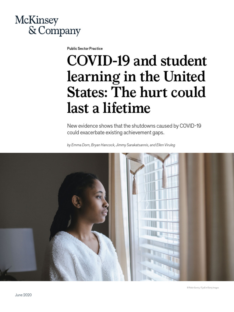 COVID 19 and Student Learning in The United States FINAL | PDF | Wellness
