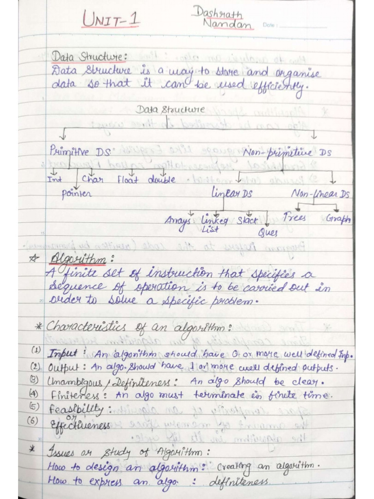 Daa Complete Notes | PDF