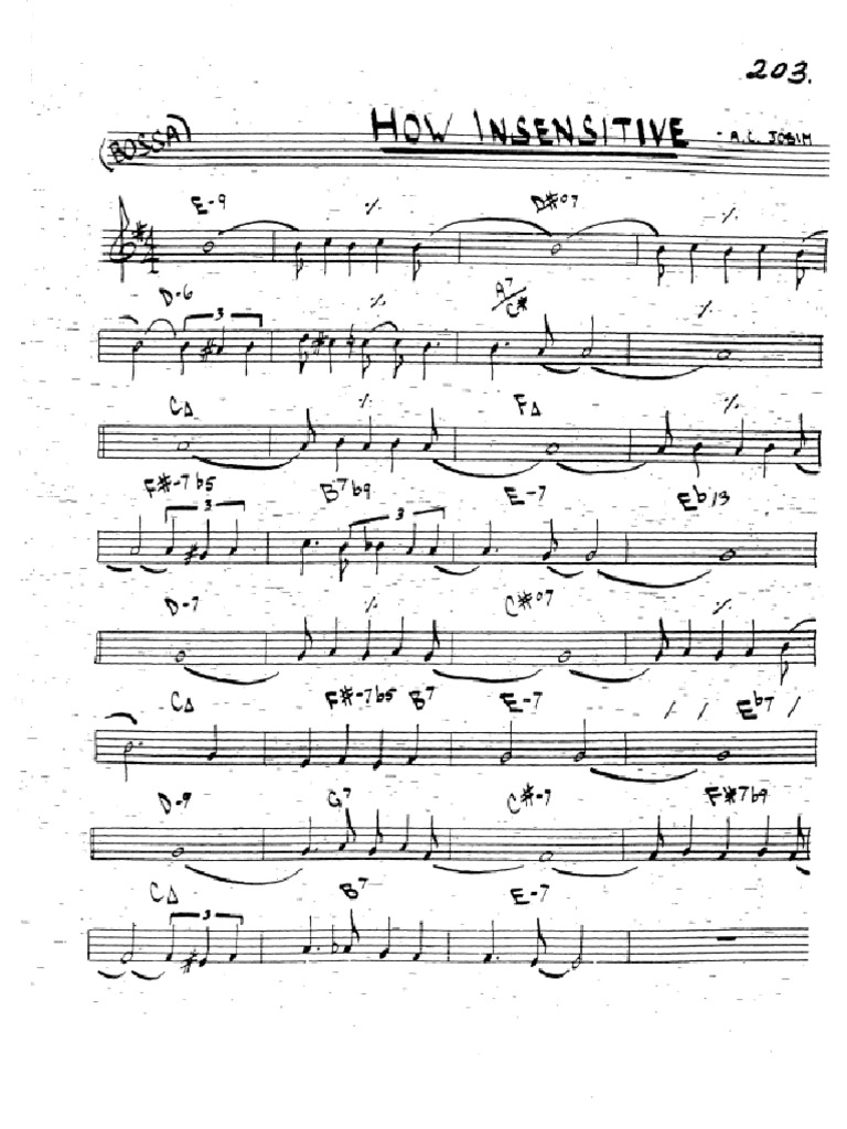 How Insensitive | PDF