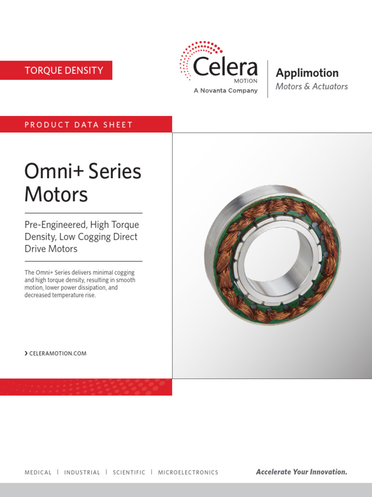 Omni Motors Data Sheet English 060122 | PDF | Electric Motor ...