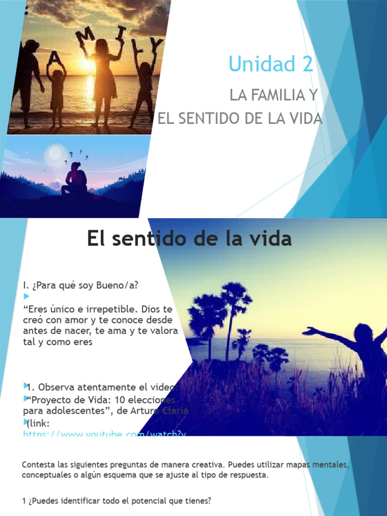 Tarea 1-La Familia y El Sentido de La Vida-FIHR - 2023-2024 | PDF