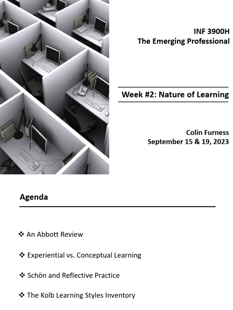 Week 2 - Learning SLIDES | PDF