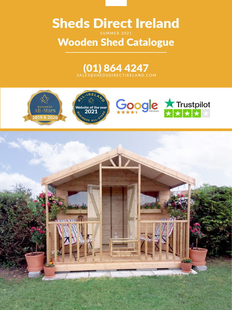 Sheds Direct Ireland's Wooden Brochure | PDF | Shed | Building Engineering