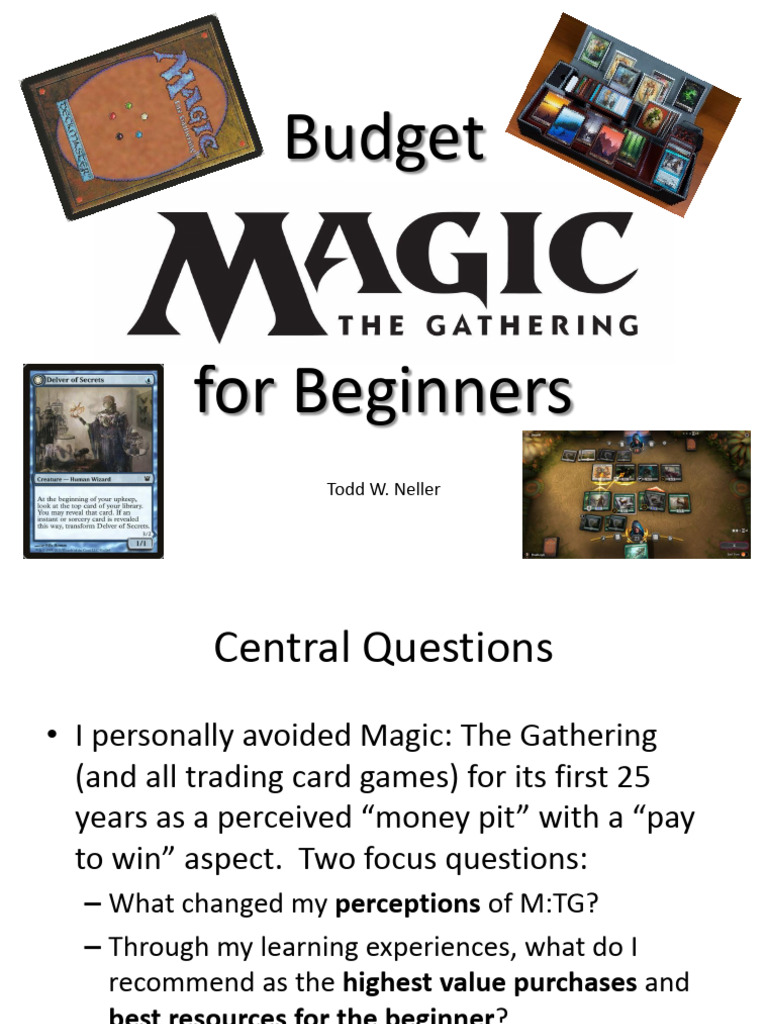 Budget Magic The Gathering | PDF