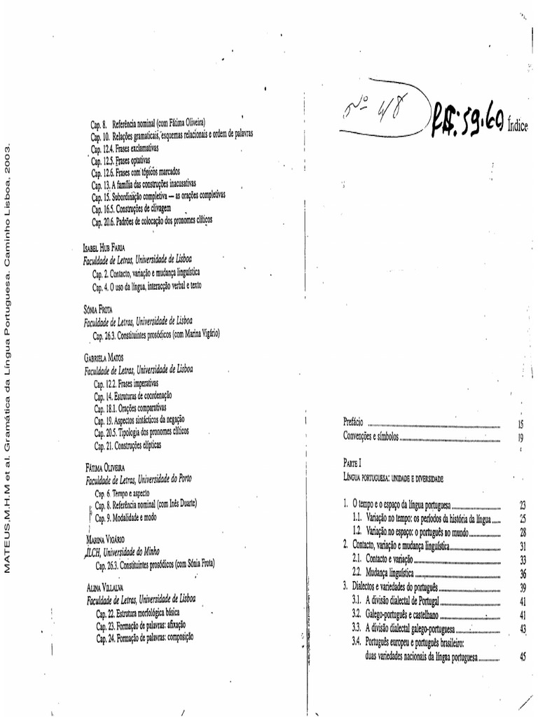 Gramática da Língua Portuguesa 2003 | PDF | Gramática | Publicação