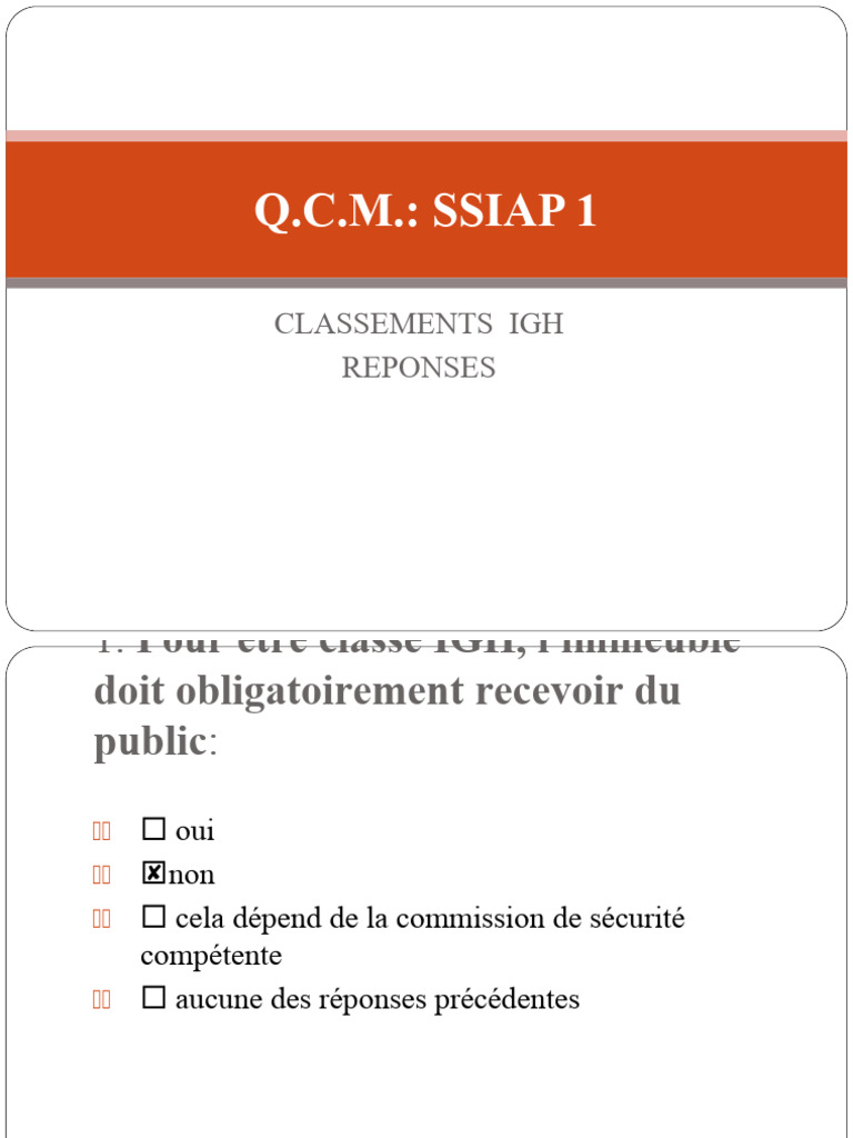 Classification des IGH et usages associés | PDF | Ordinateurs ...