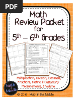 Spectrum Math Grade 6 | PDF