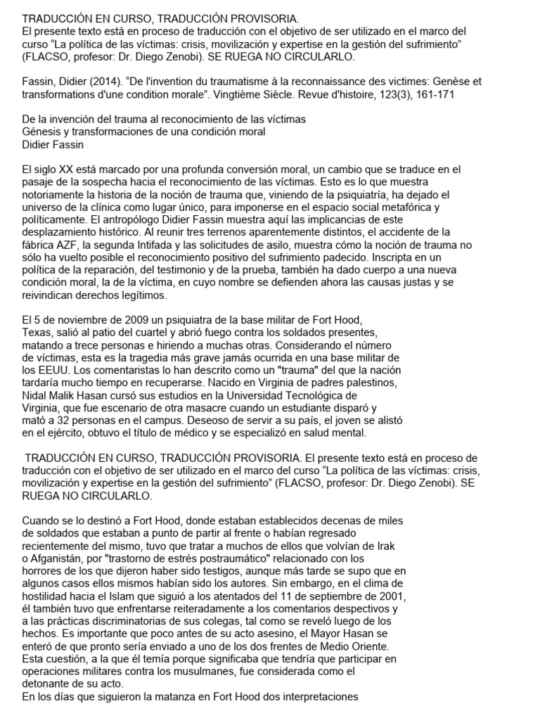 Fassin | PDF