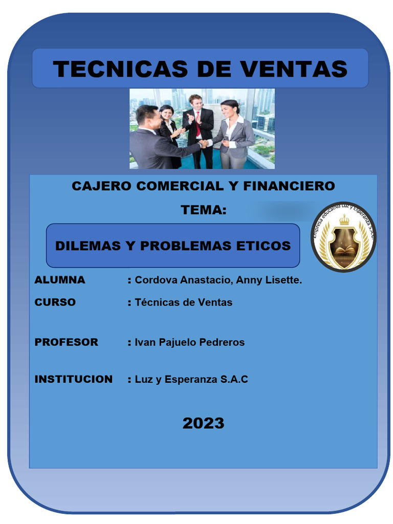 Dilemas y Problemas Eticos | PDF