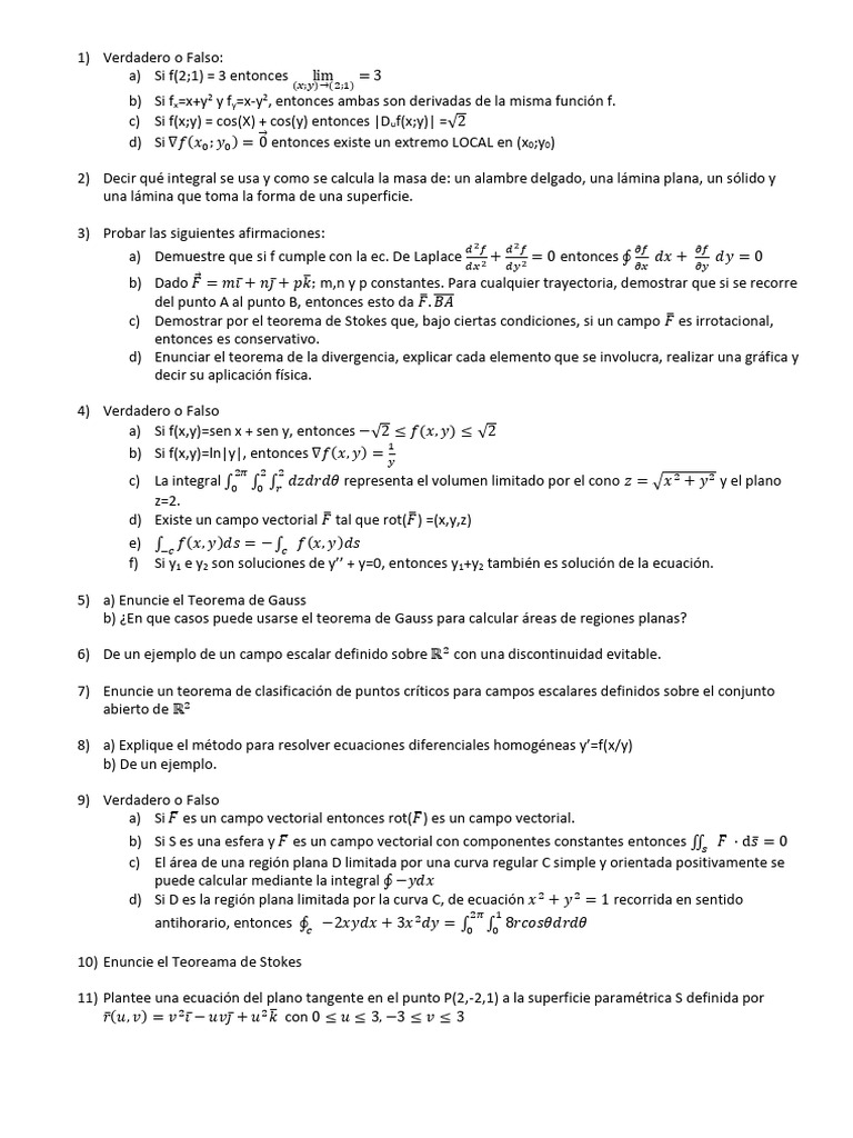 Teoria AM2 - Ejercicios | PDF | Métodos y materiales de enseñanza