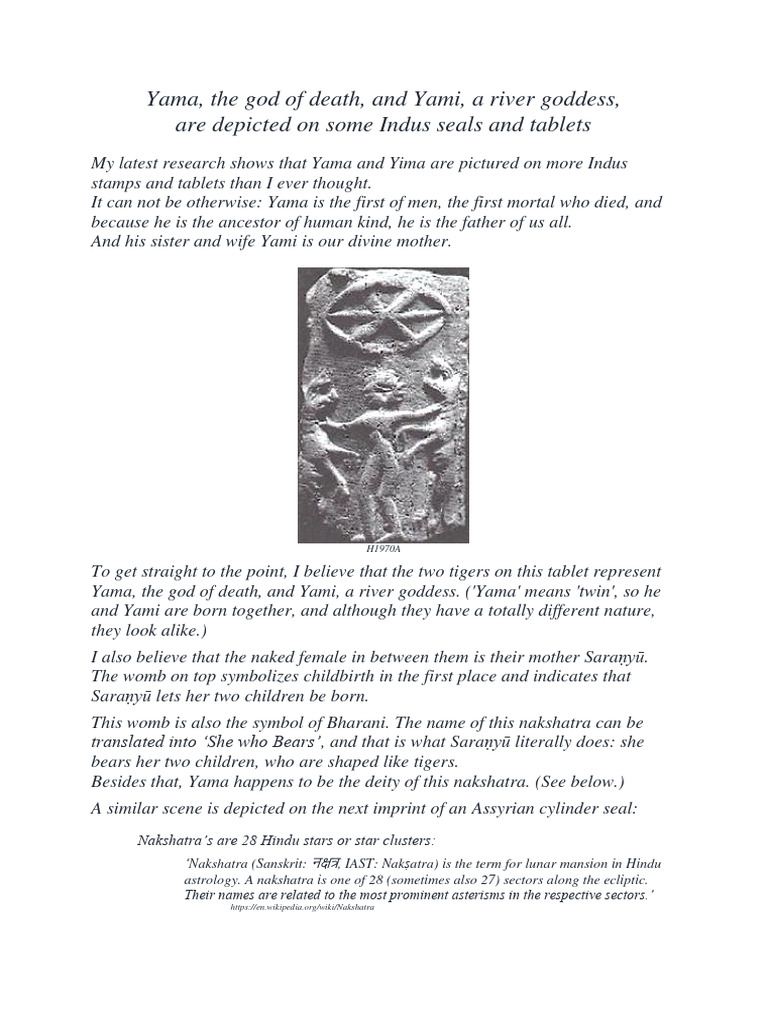 Yama The God of Death and Yami A River G | PDF | Mythological Characters | Deities