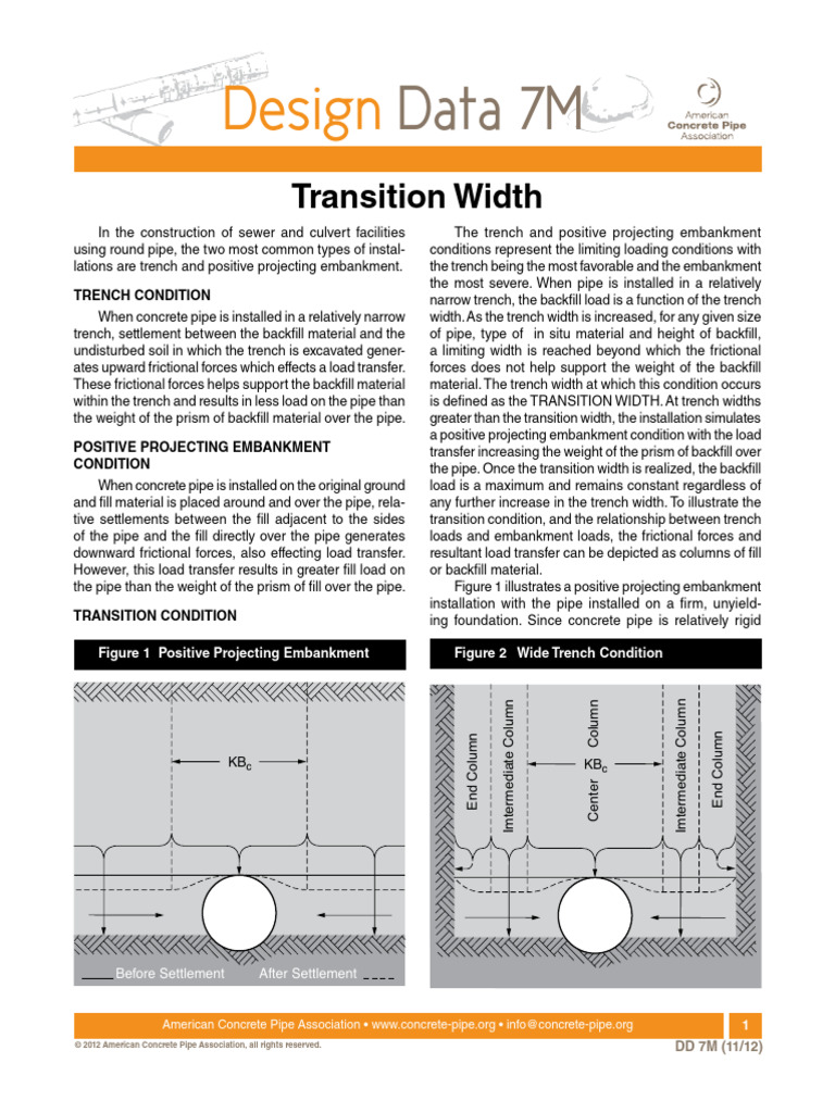 Transition Width in Pipe Installations | PDF | Pipe (Fluid Conveyance ...