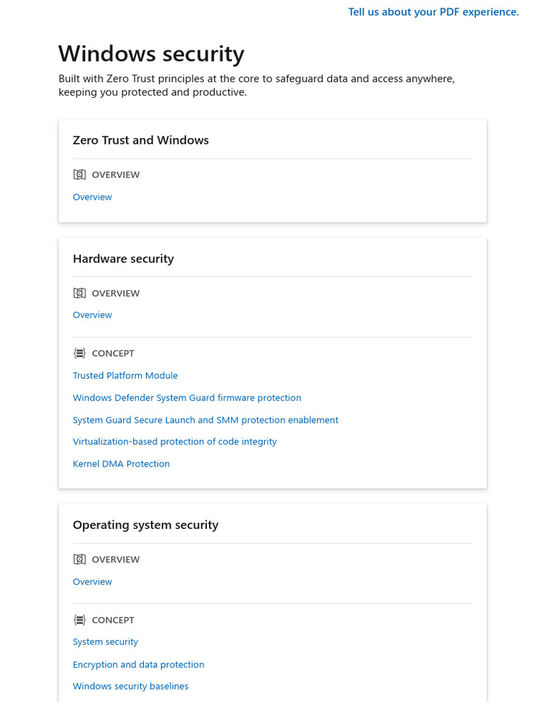 Windows Security - Microsoft Learn | PDF