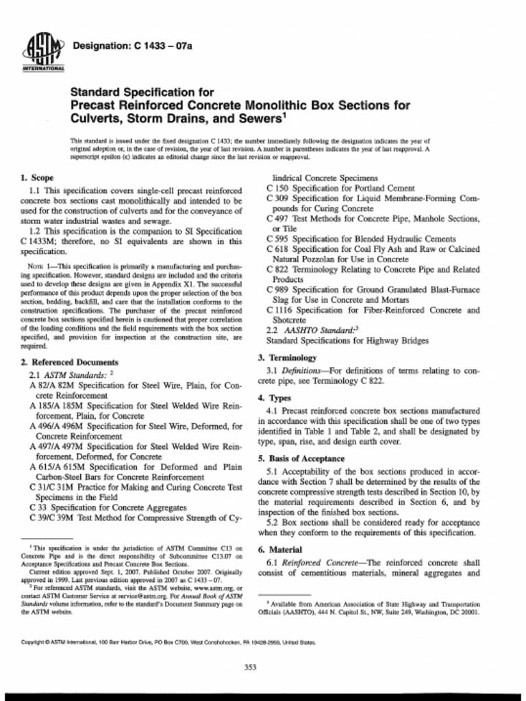 Astm c1433 | PDF