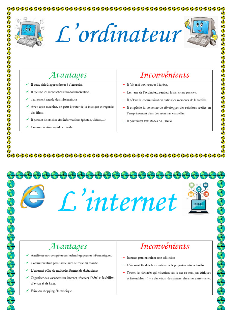 Avantages et inconvénients des technologies | PDF | Sciences sociales