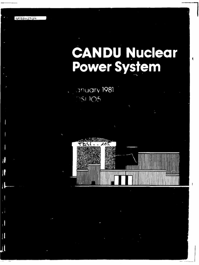 Candu Nuclear Power Systems Pdf