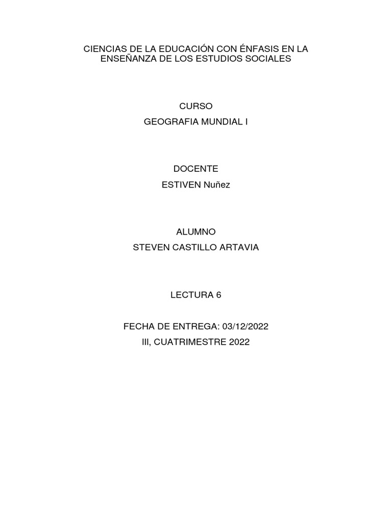 DIARIO DE DOBLE ENTRADA Lectura 6. Steven Castillo | PDF | Capitalismo ...