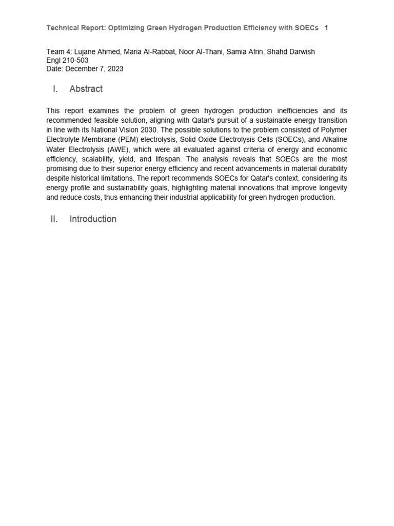 Technical Report English 210 | PDF