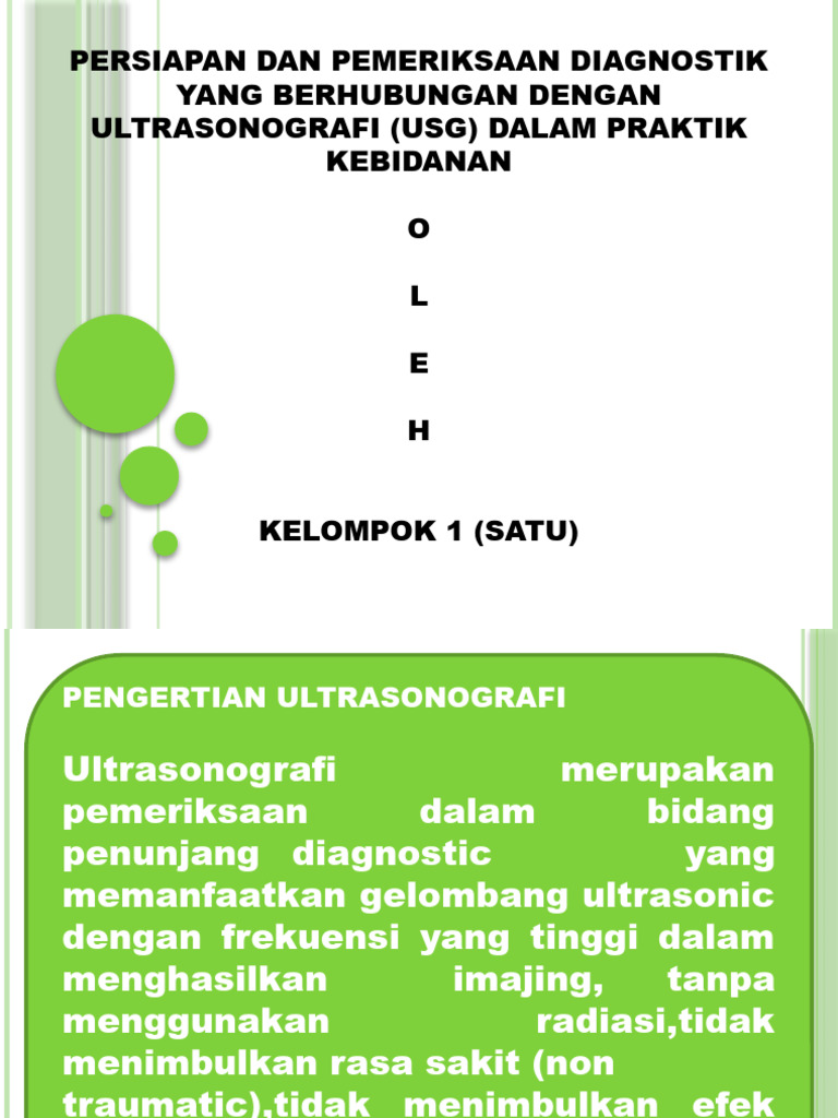 USG untuk Deteksi Kehamilan Ektopik | PDF