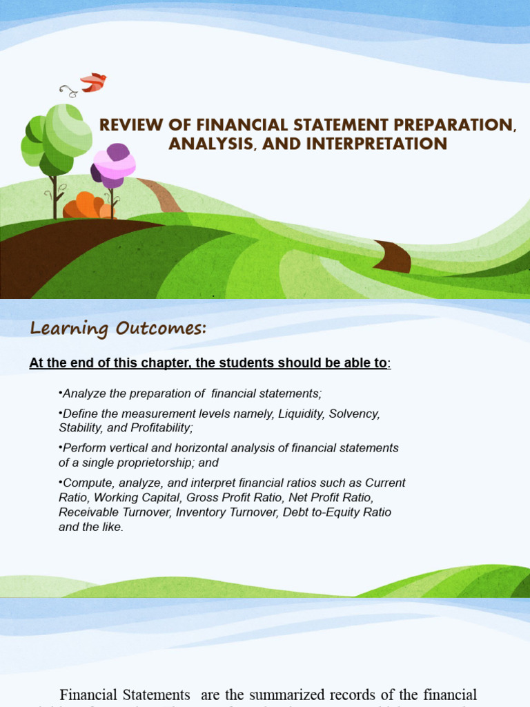 ABUS 140 Review of FS Preparation, Analysis and Interpretation | PDF