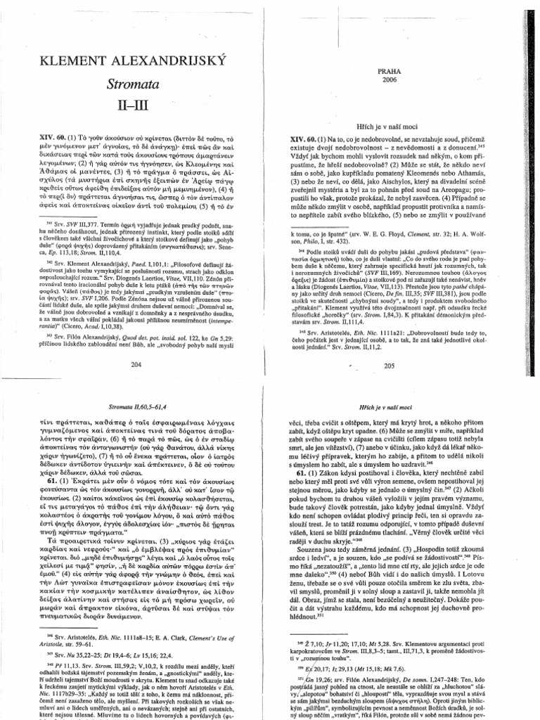 Klement Stromata II 60 71 | PDF