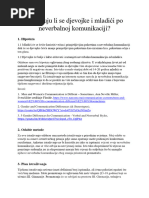 Primjer Dopisa | PDF