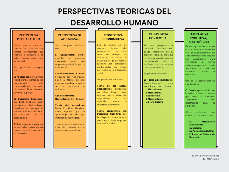 Perspectivas Teoricas del Desarrollo Humano | PDF | Comportamiento ...