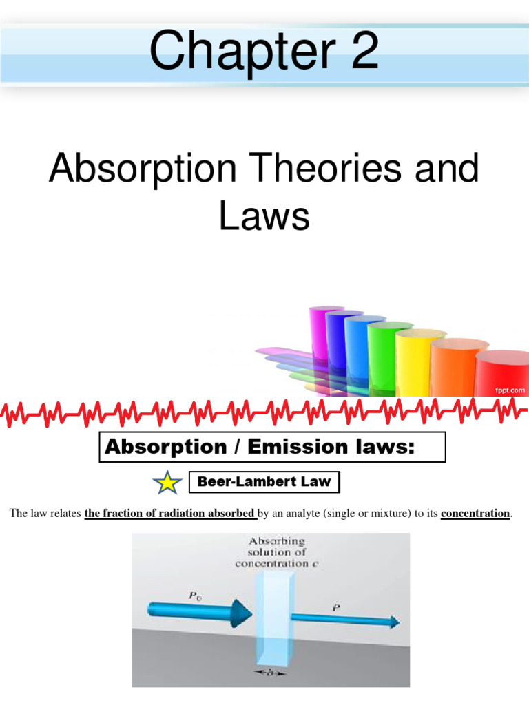 Chapter 2-Fall-2022-2023-C411 | PDF | Absorbance | Spectrophotometry